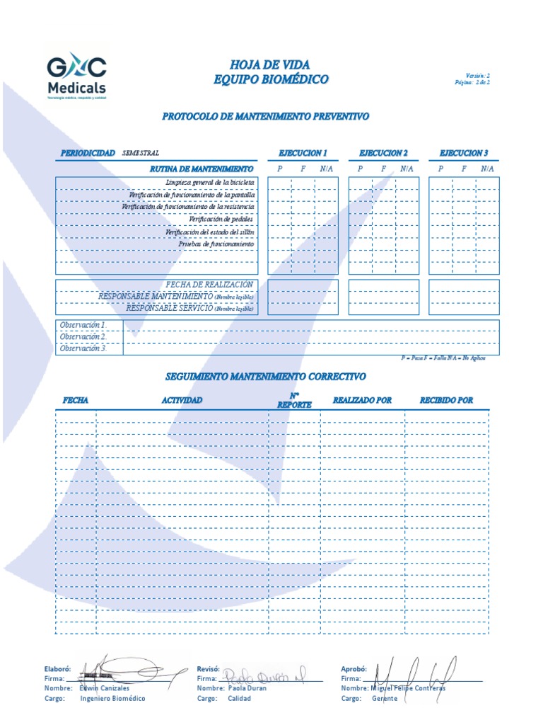 Protocolo de Mantenimiento Preventivo | PDF | Electrónica | Electricidad