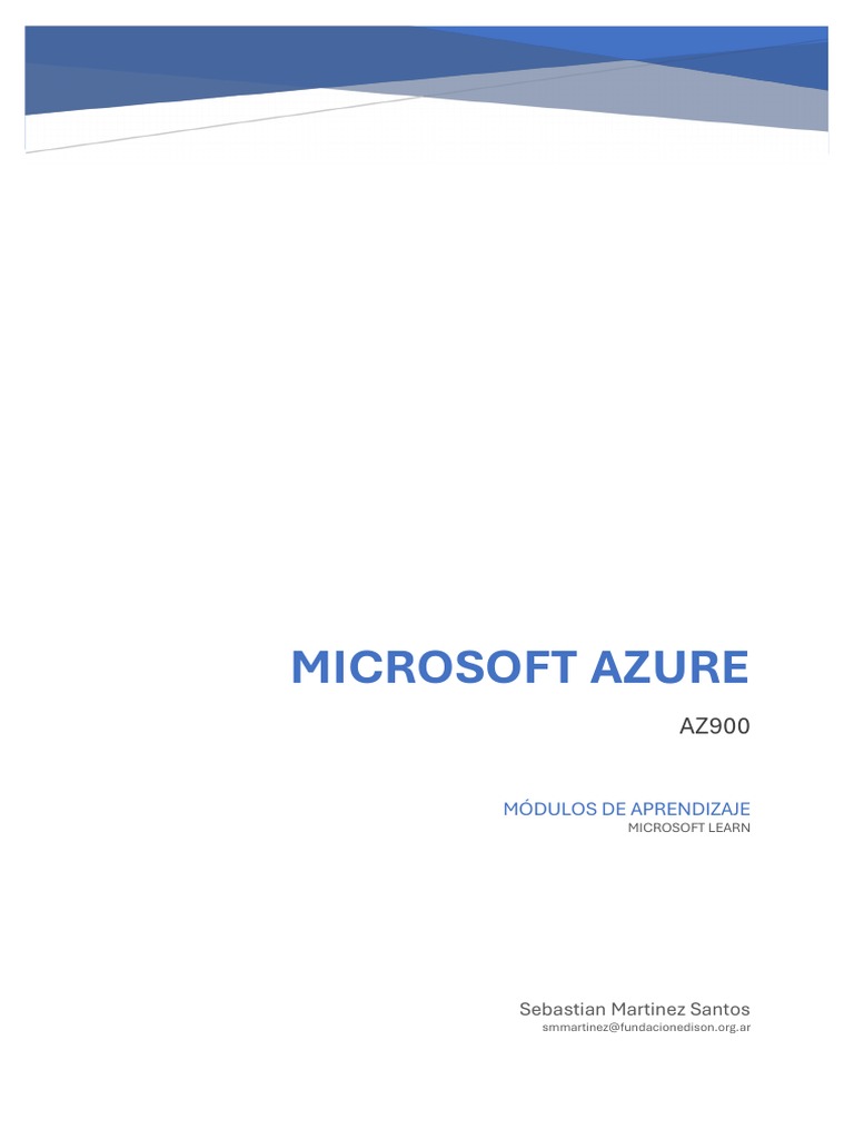 Azure AZ-900 Microsoft Learn | PDF Azure AZ-900 Microsoft Learn | PDF