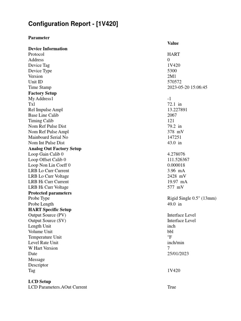 Rosemount Radar Master | PDF | Parameter (Computer Programming ...