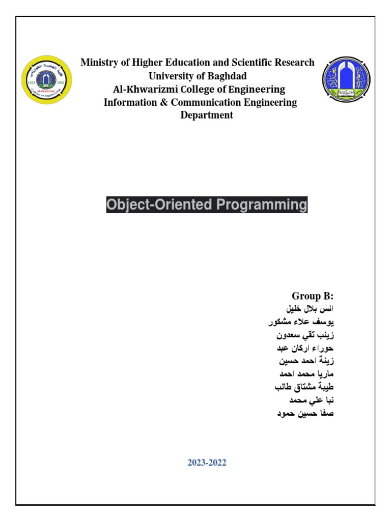 Object-Oriented Programming | Download Free PDF | Method (Computer Programming) | Class ...