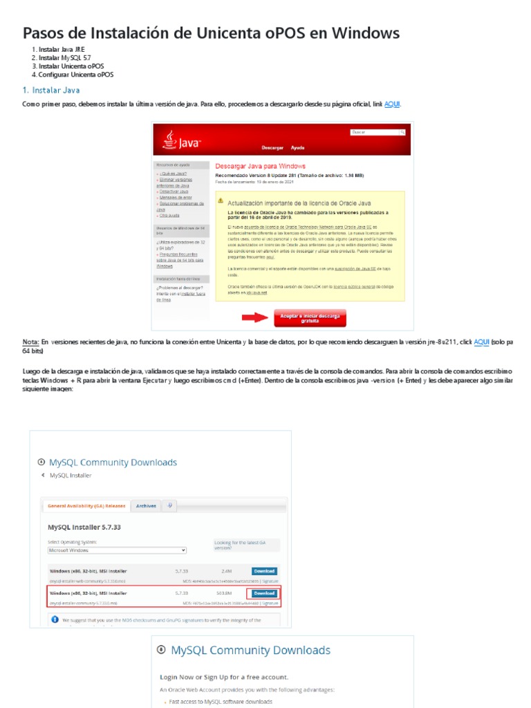 Unicenta oPOS - Instalación en Windows - TRUJILLOSOFT | PDF | Mi sql | Java (lenguaje de ...
