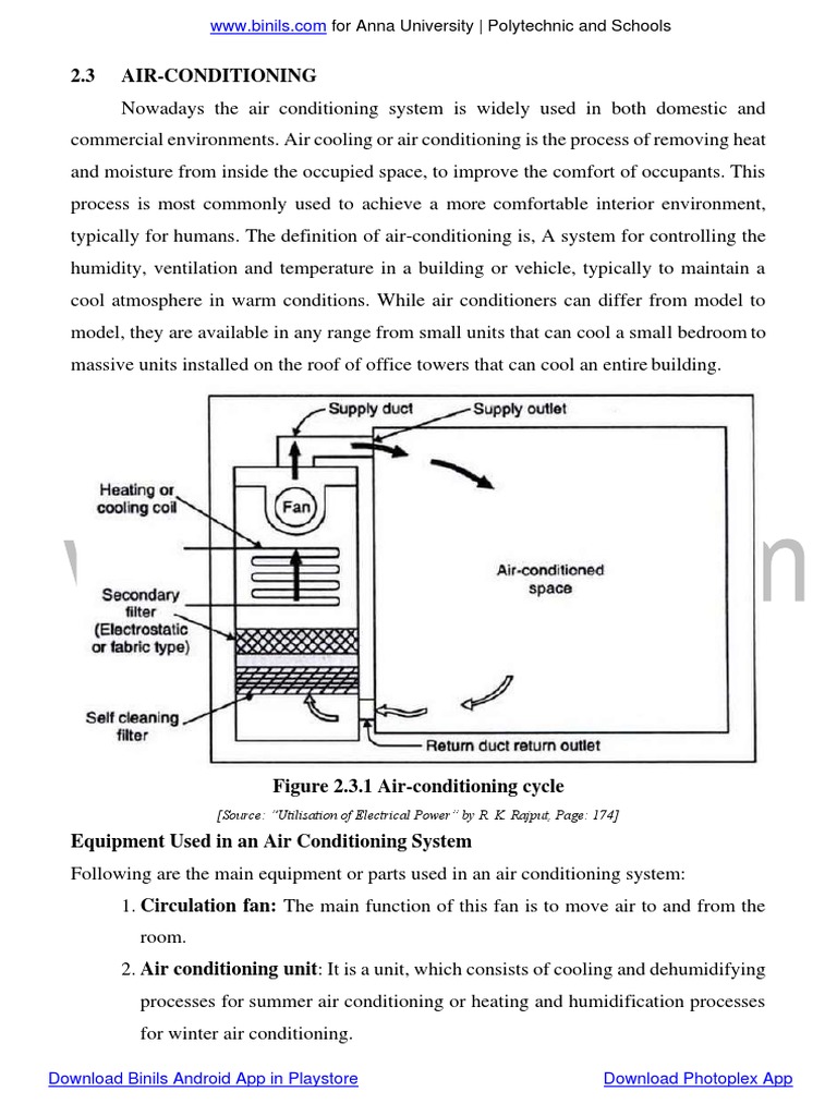 Ee8015-Unit-2-Refrigeration and Air Conditioning | PDF | Air ...
