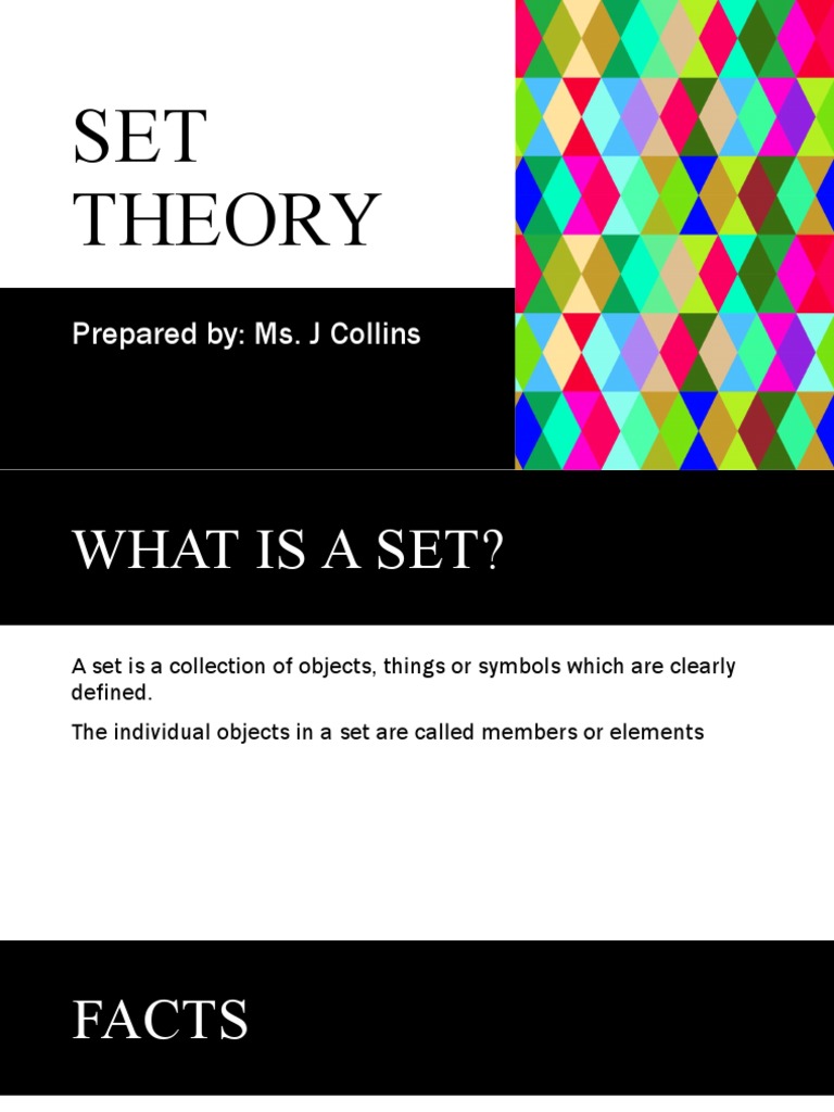Set Theory | PDF | Set (Mathematics) | Numbers Set Theory | PDF | Set (Mathematics) | Numbers