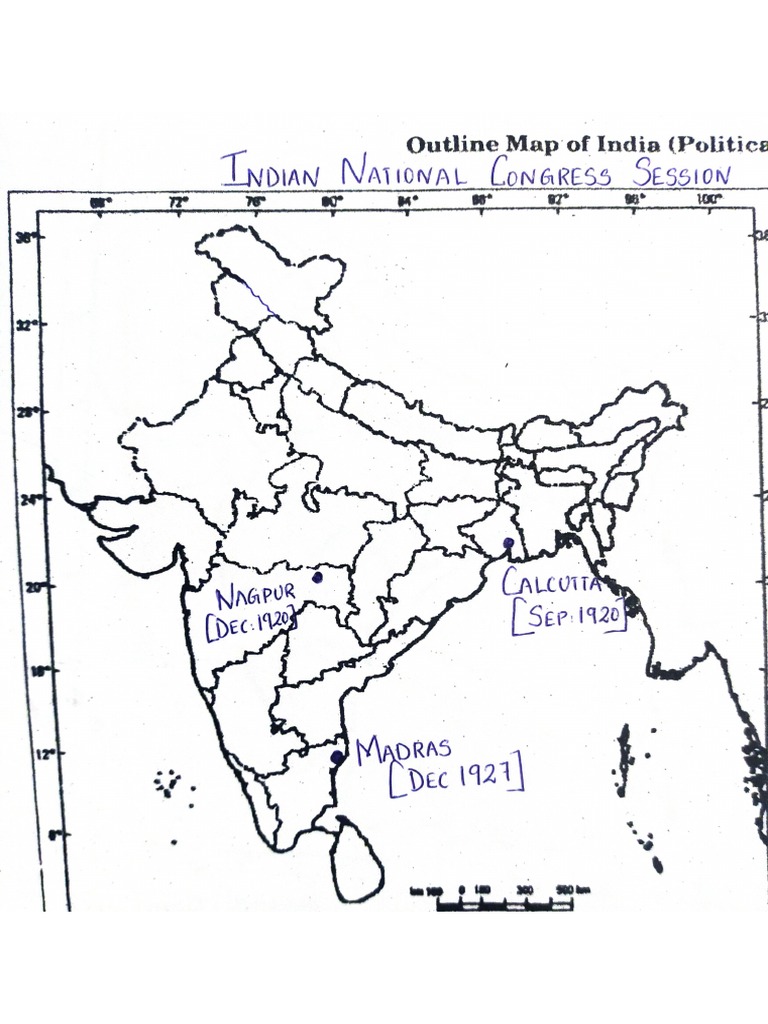 Nationalism in India Maps | PDF
