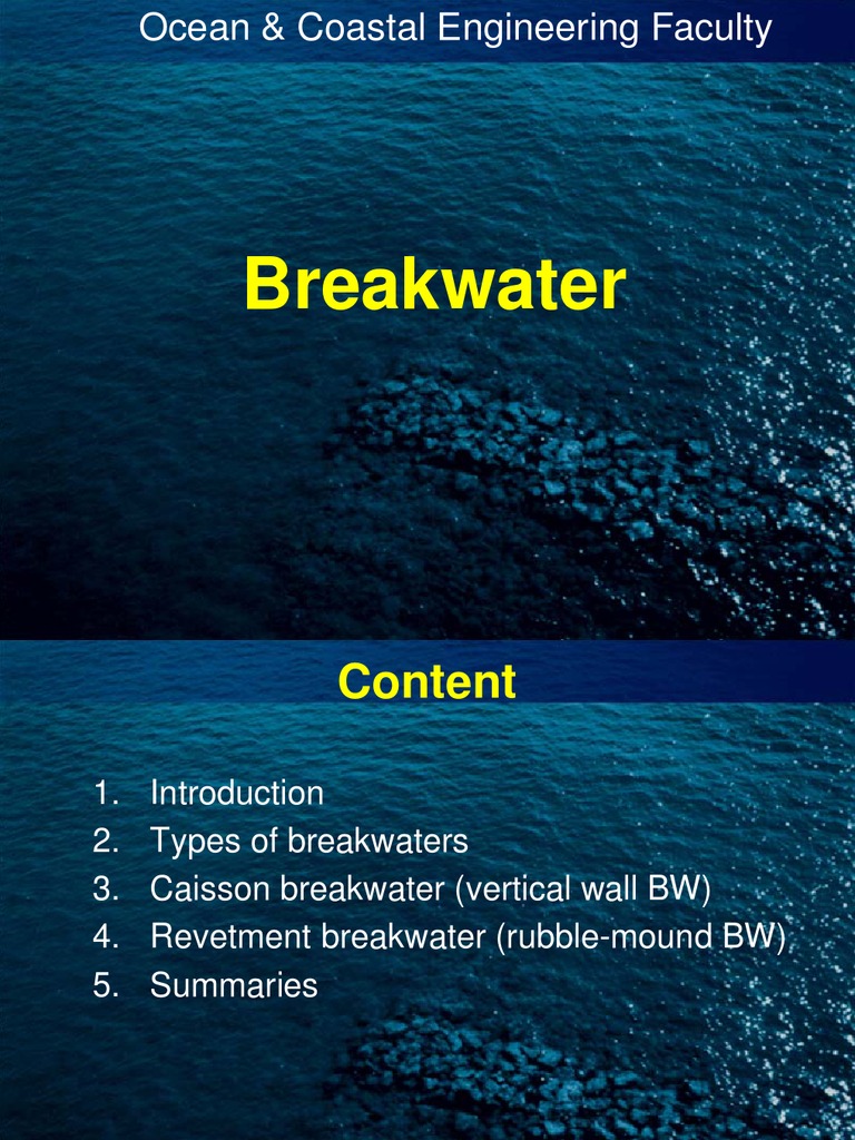 Breakwater: Ocean & Coastal Engineering Faculty | PDF | Social Science ...