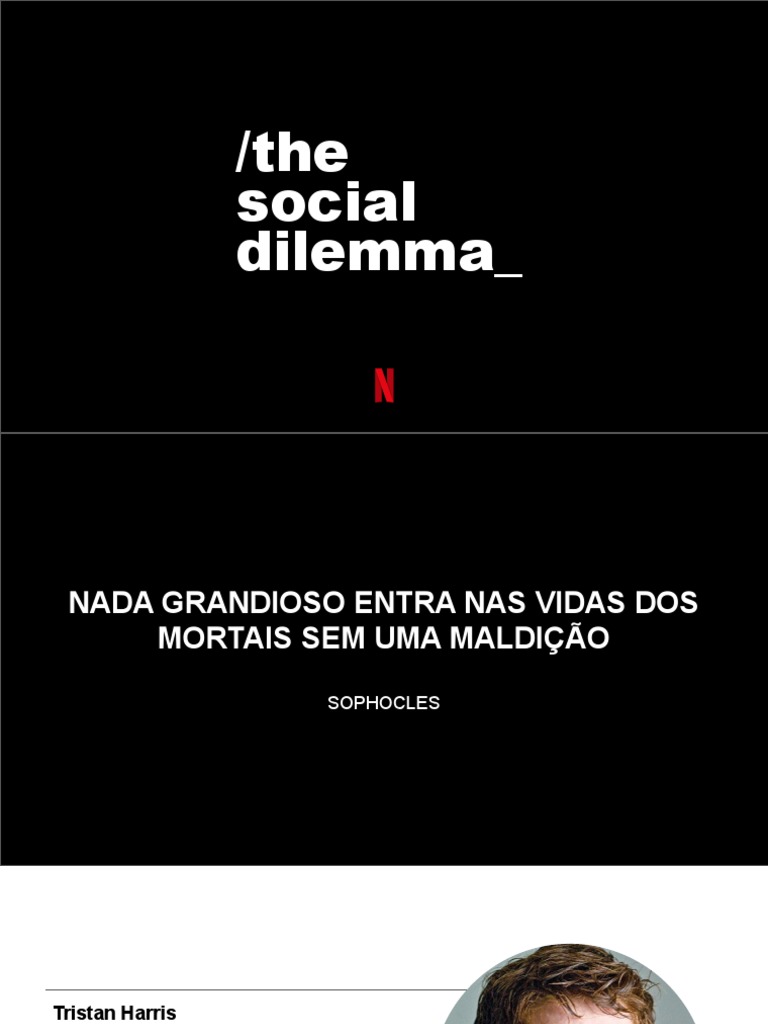 Estudo - The Social Dilemma | PDF