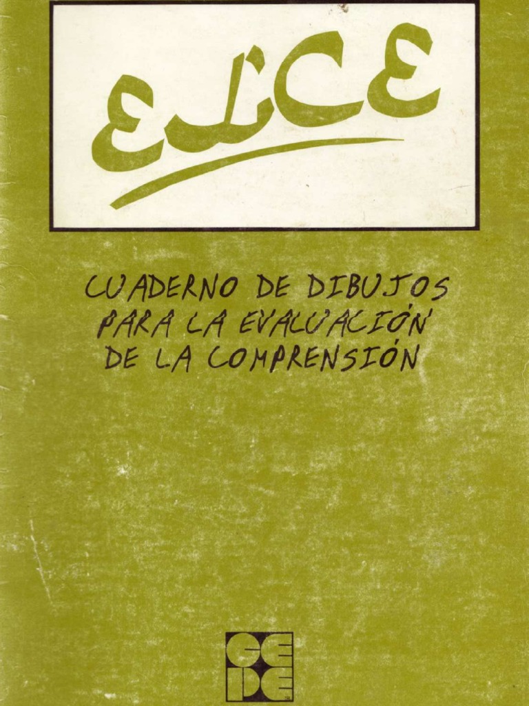 ELCE Cuadernillo de Dibujos - Comprension | PDF