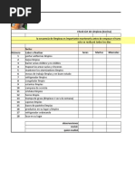 Check List Comedor-Cocina | PDF