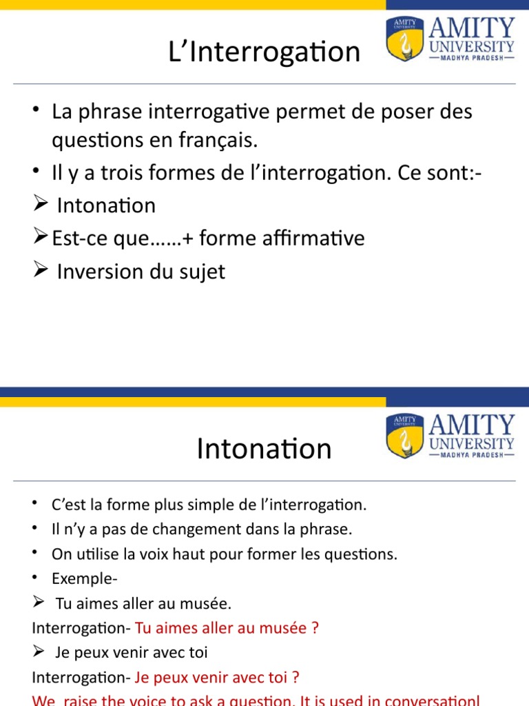 L'Interrogation (3) | PDF