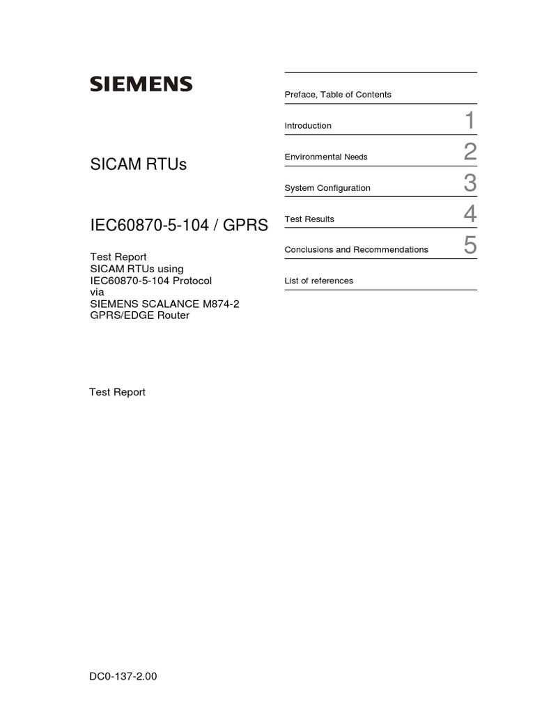 Sicam Rtus Iec Gprs Test Report Sicam Rtus Using Iec Protocol Via Siemens Scalance M874 2