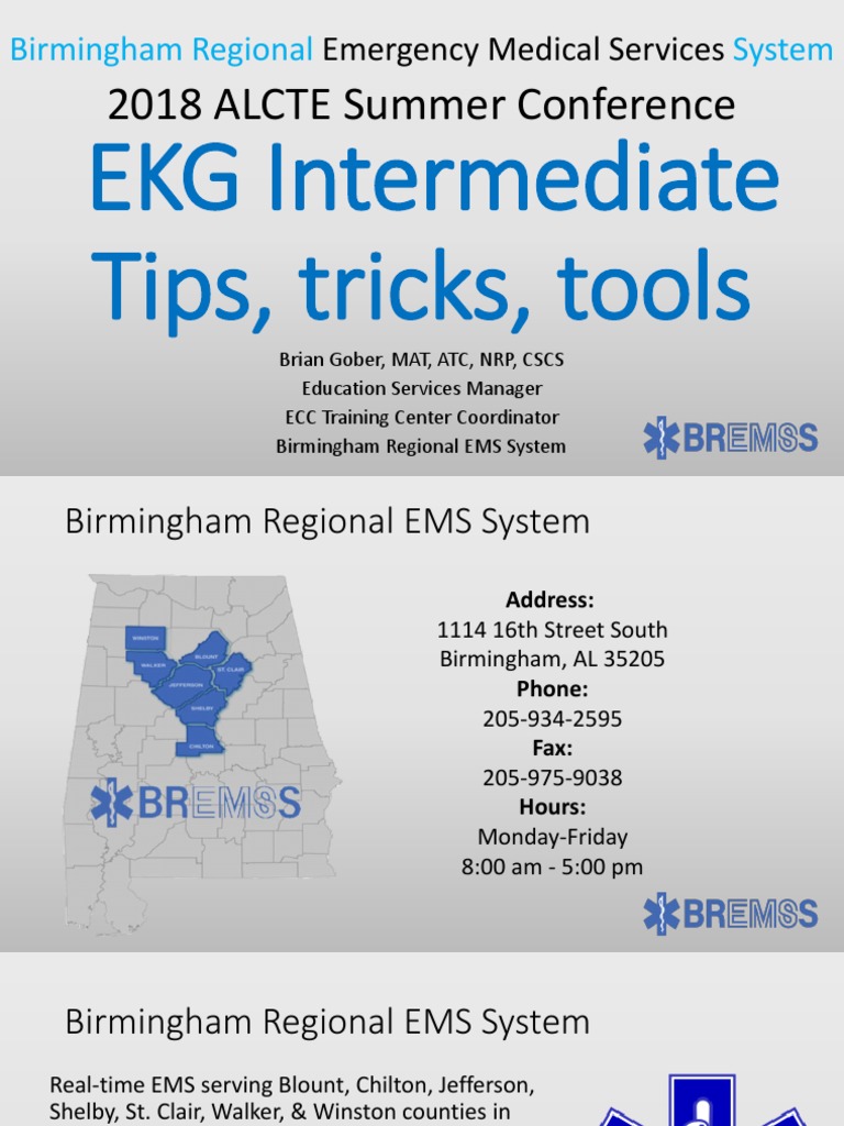 EKG Intermediate Tips Tricks Tools | PDF | Electrocardiography | Atrium ...