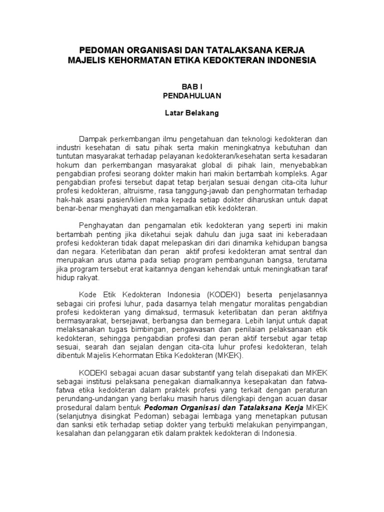 Pedoman Tatalaksana Mkek 2007 Final Des | PDF