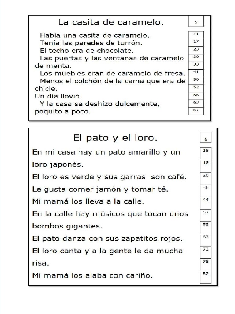 3 Lecturas Para Velocidad Lectora Pdf