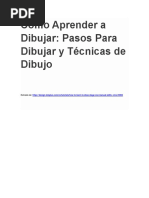 Guía Aprendiendo A Dibujar Desde Cero Pdf