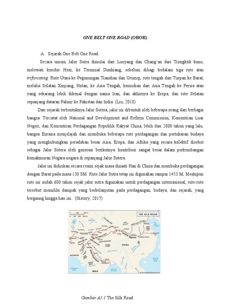 Inisiasi OBOR dan Dampaknya di Indonesia | PDF
