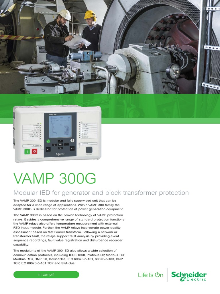 VAMP 300G Brochure | PDF | Relay | Transmission Control Protocol