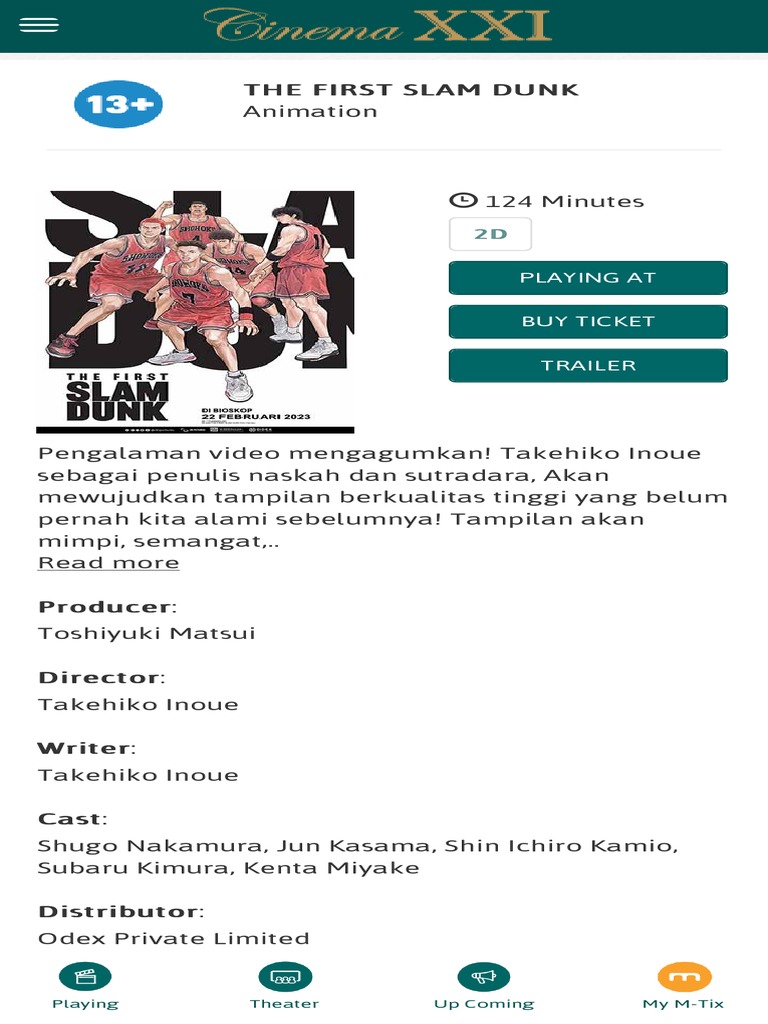 M-Tix, Cinema XXI, Cinema 21, 21 Cineplex | PDF