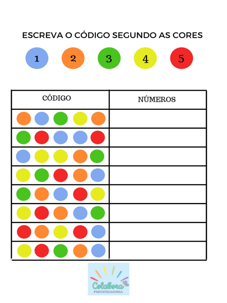 Escreva o Código Segundo As Cores | PDF