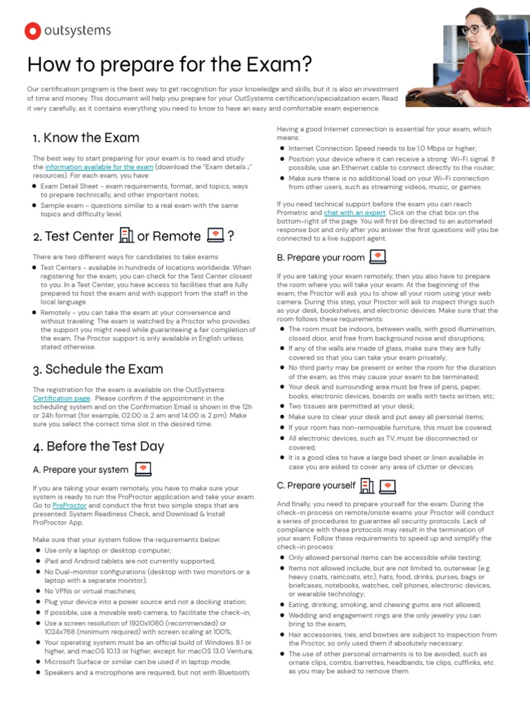 OutSystems Exam Preparation Guide | PDF | Laptop | Internet