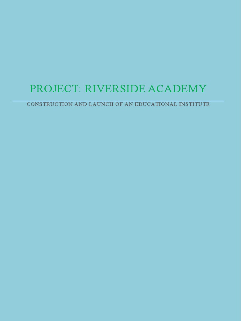 THE RIVERSIDE PROJECT-Edition-1 | PDF
