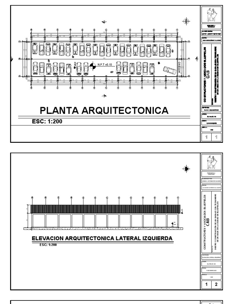 Planos de Estacionamiento | PDF