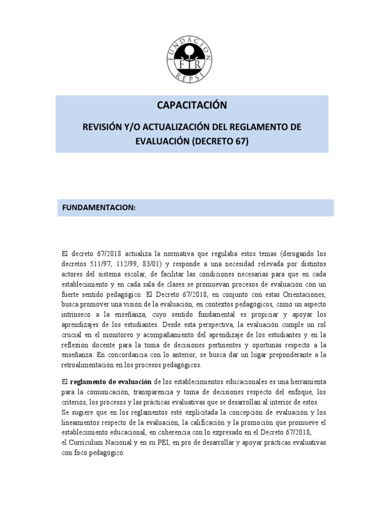 Decreto 67 | PDF
