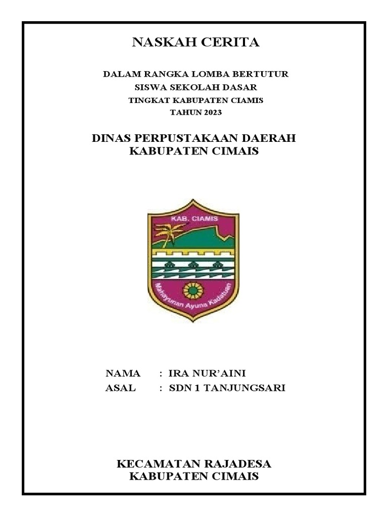 Cover Lomba Bertutur | PDF