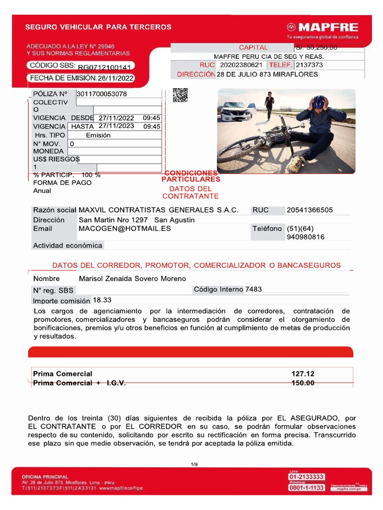 Seguro Trec Cisterna | PDF