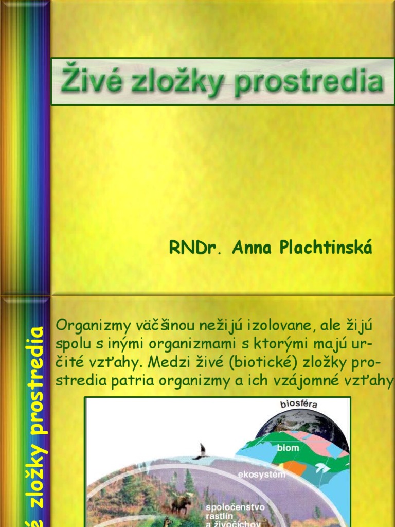 Zive Zlozky Prostredia 1 | PDF