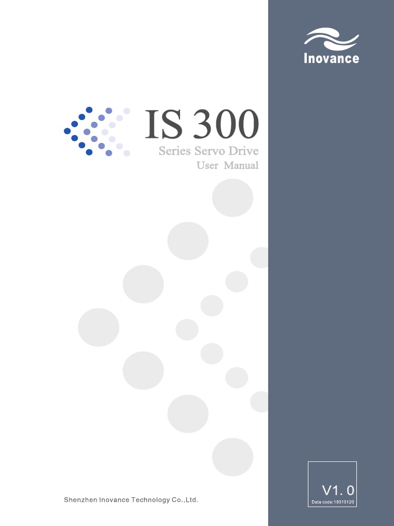 Inovance-IS300 Series Servo Drive User Manual V1.0 | PDF