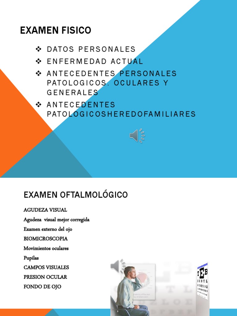 Examen Físico Oftalmológico | PDF