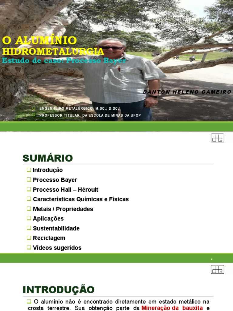 O Alumínio Processo Bayer | PDF | Alumínio | Sustentabilidade