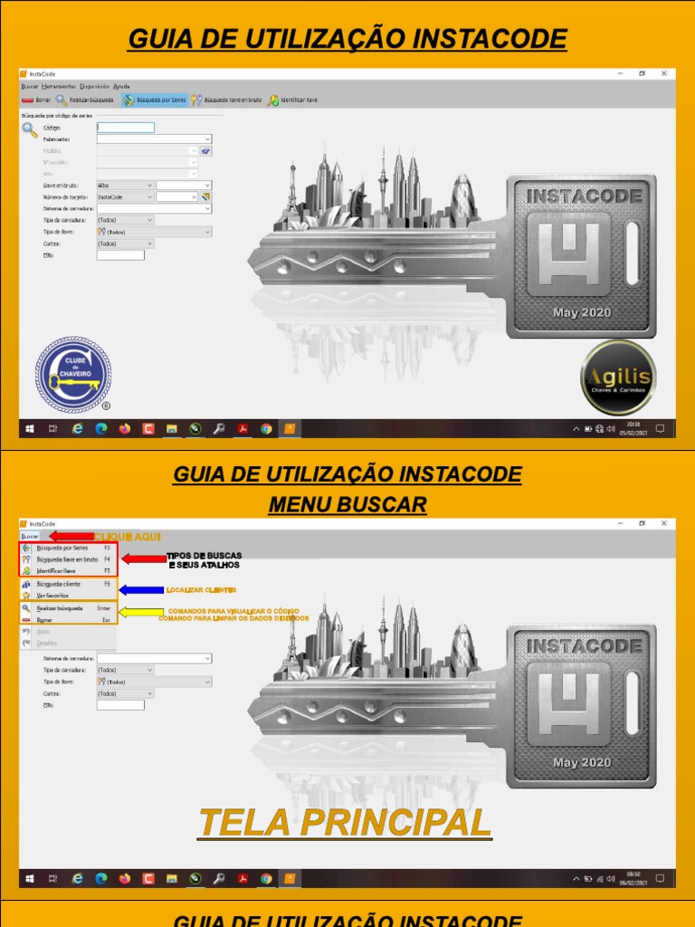 Guia Utilização Instacode Creditos Clube Do Chaveiro | PDF