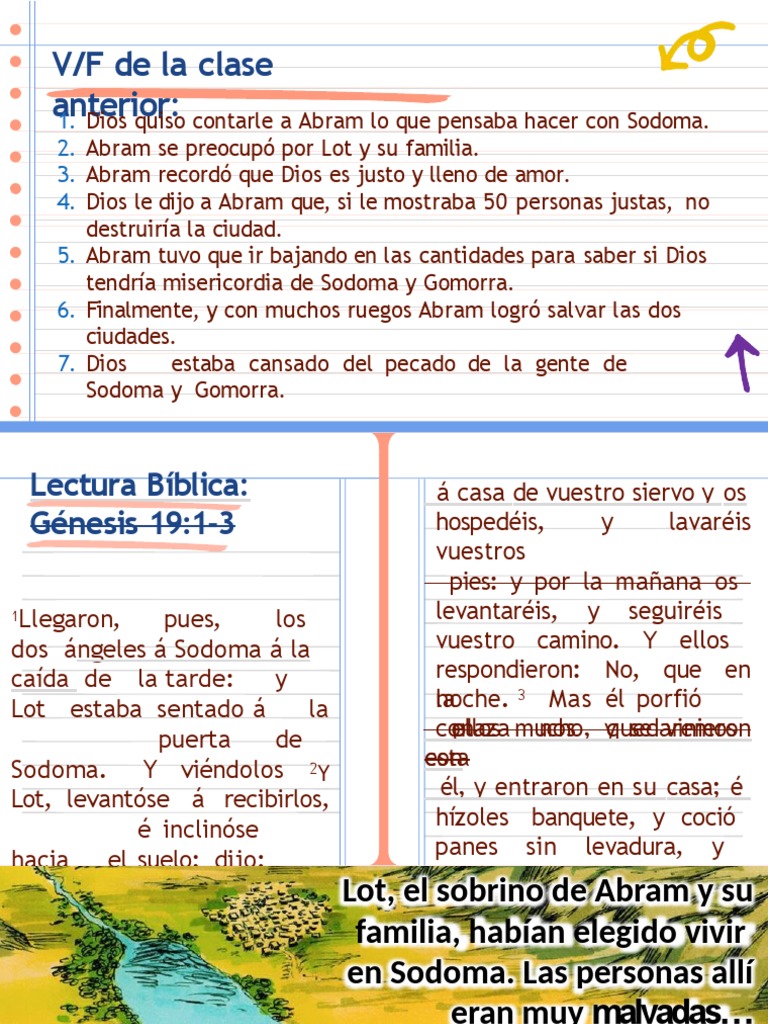 Destruccion de Sodoma | PDF | Abrahán | Sodoma y Gomorra