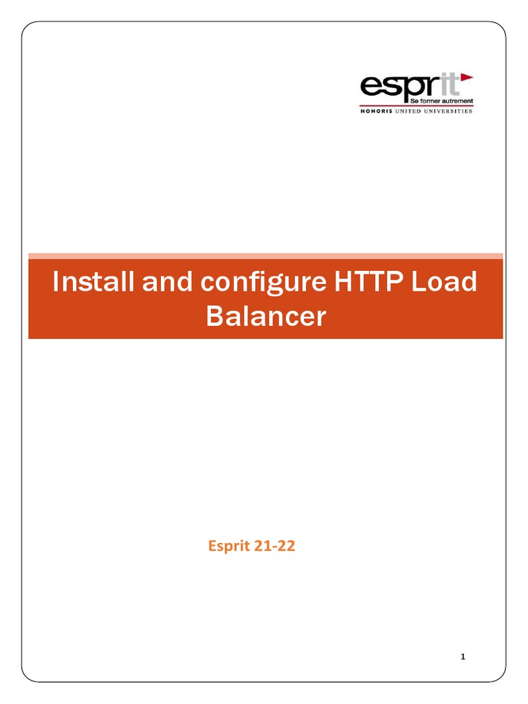 Configure HAProxy Load Balancer Guide | PDF | Networking | Internet & Web