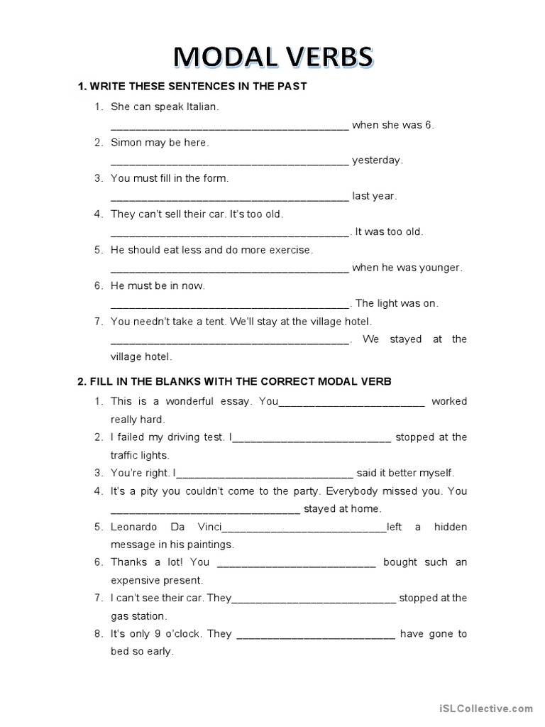 Perfect Modal Verbs | PDF | Linguistics