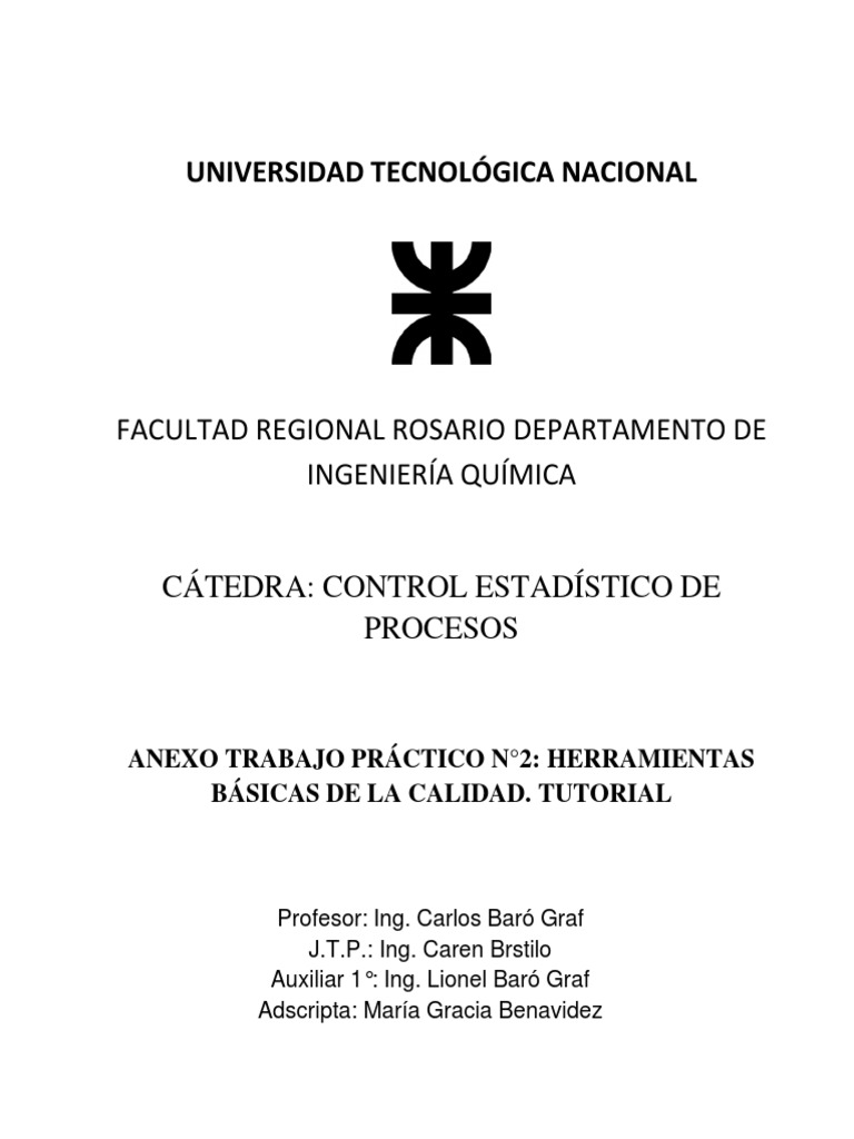 TP2 HERRAMIENTAS. Rev05. Anexo Tutorial Pareto, Histograma en Excel ...