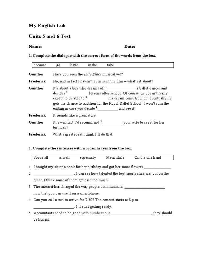 Advanced 2023 Test 1 | PDF