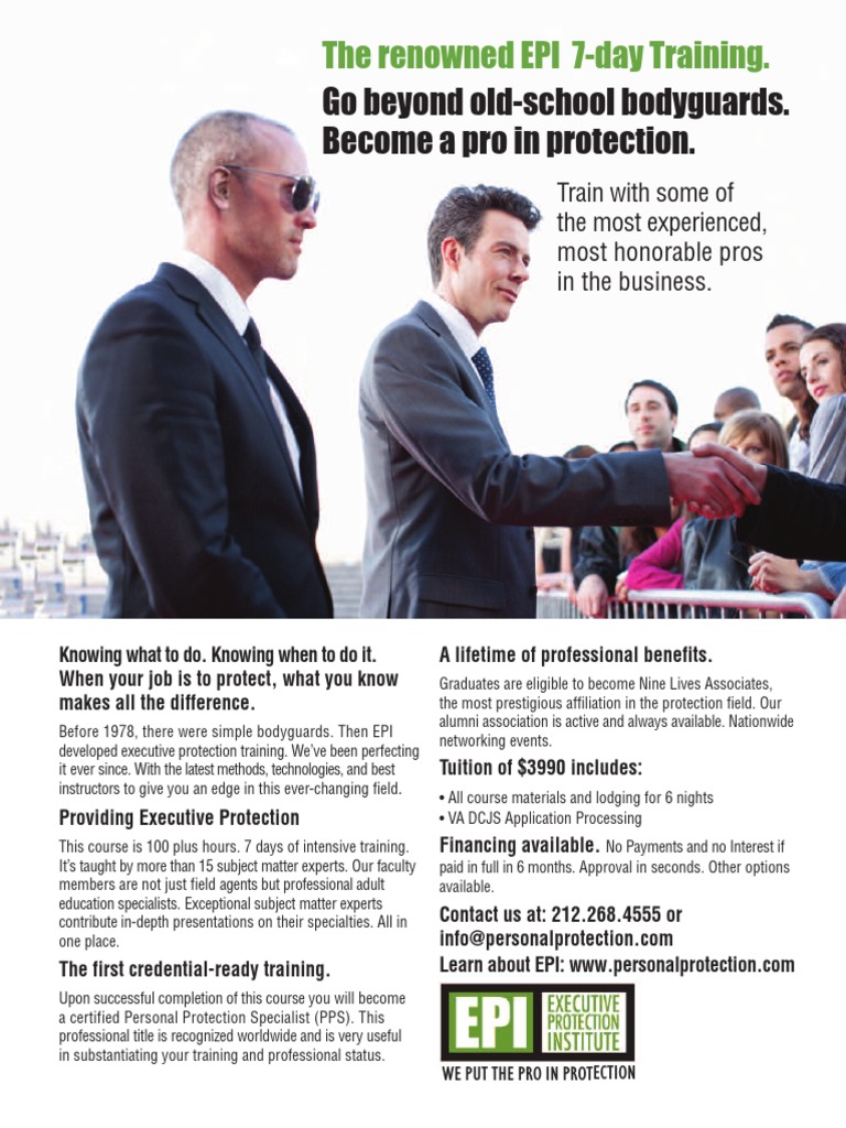 Providing Executive Protection Program | PDF