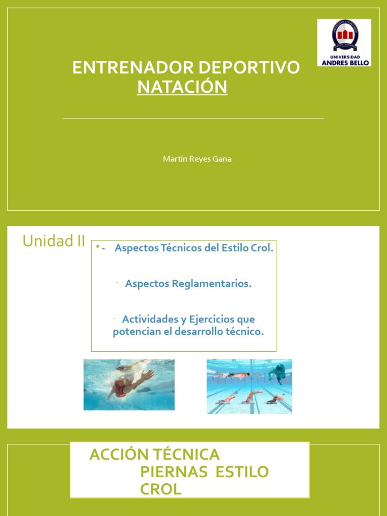 A. Técnica ESTILO CROL (Piernas-Brazos-Respiración) | PDF | Nadando | Hombro