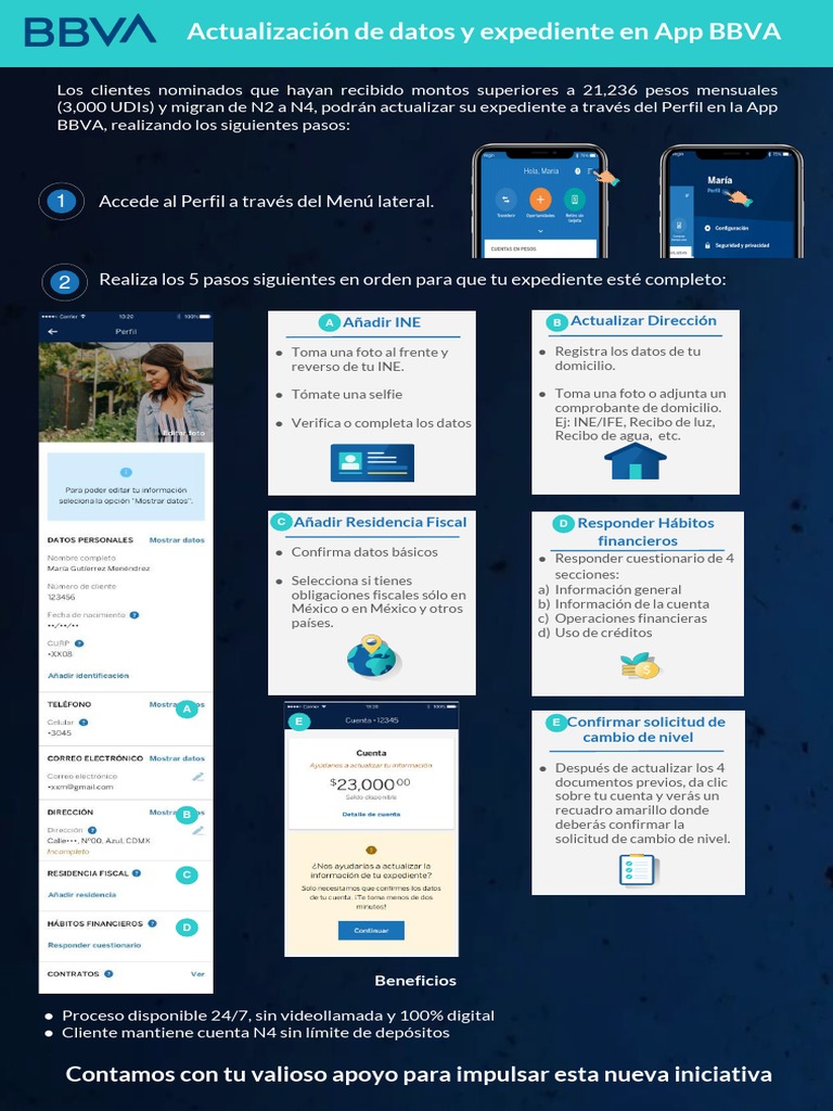Guia Cambio de Nivel-2 A Nivel-4 BBVA 2022 | PDF | Informática