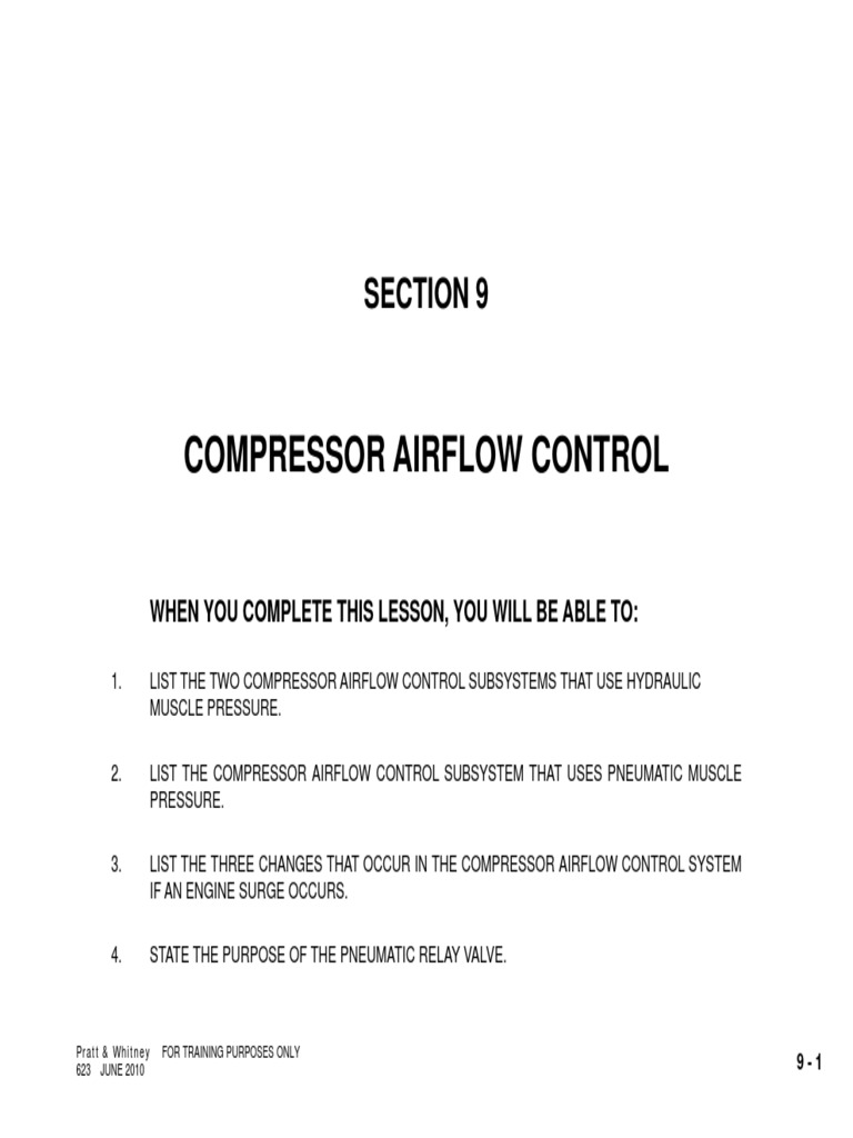 623-09 - Compressor Airflow Control | PDF | Actuator | Valve