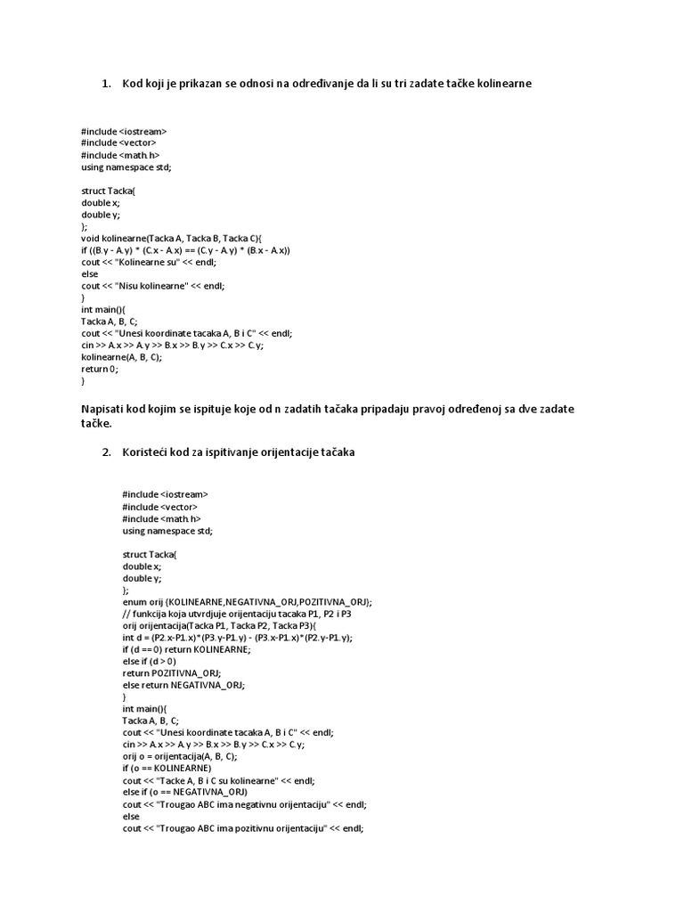 Primer Zadataka Za Maturski Programiranje3 | PDF