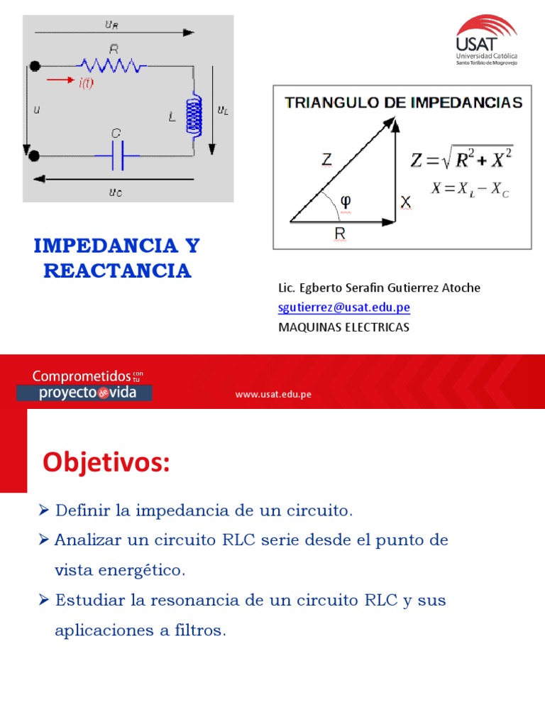 IMPEDANCIA | PDF | Impedancia eléctrica | Ingenieria Eléctrica
