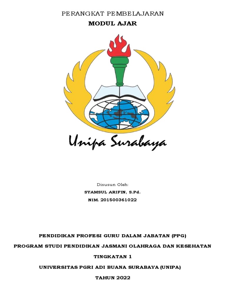 Modul Ajar PPL 2 PJBL Bola Voli Penjas 001 - C | PDF