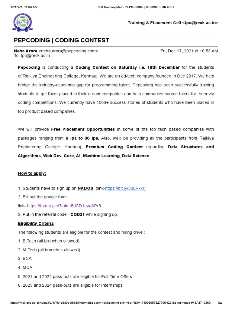 Pepcoding Coding Contest Pdf Computing Computer Science