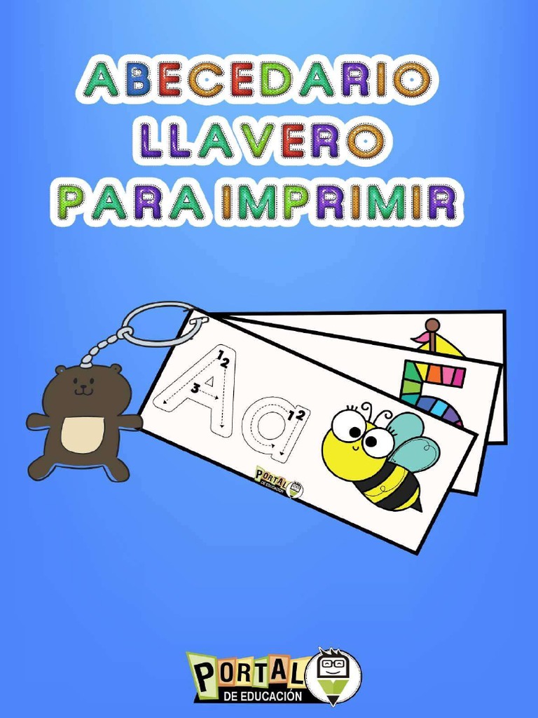 LLAVERO DEL ABECEDARIO PARA PREESCOLAR | PDF