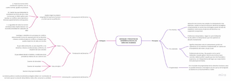 Derechos Humanos Mapa Conceptual Pdf