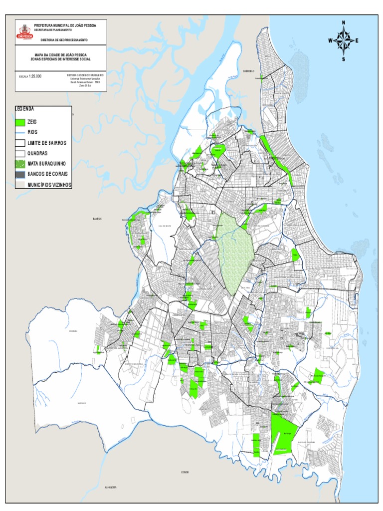 Mapa Joao Pessoa Zeis Março 2020 | PDF
