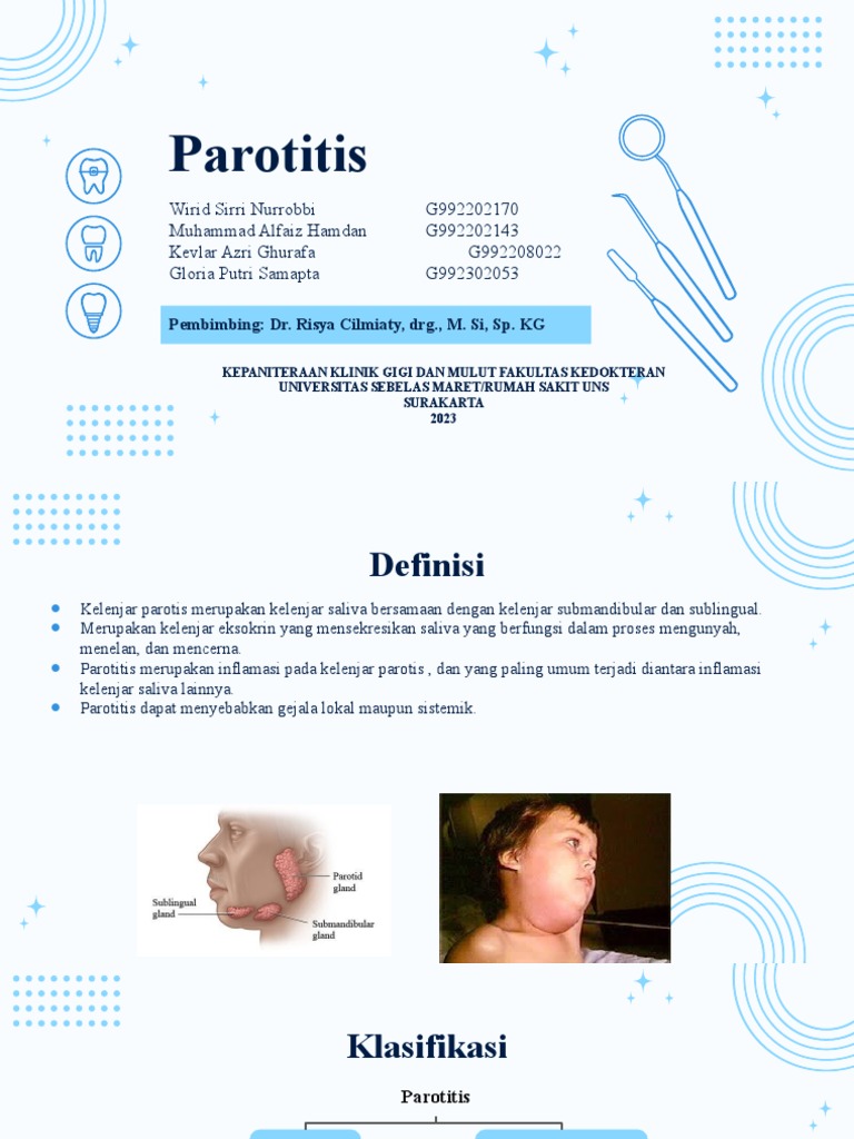 Parotitis: Definisi, Etiologi, dan Tatalaksana | PDF
